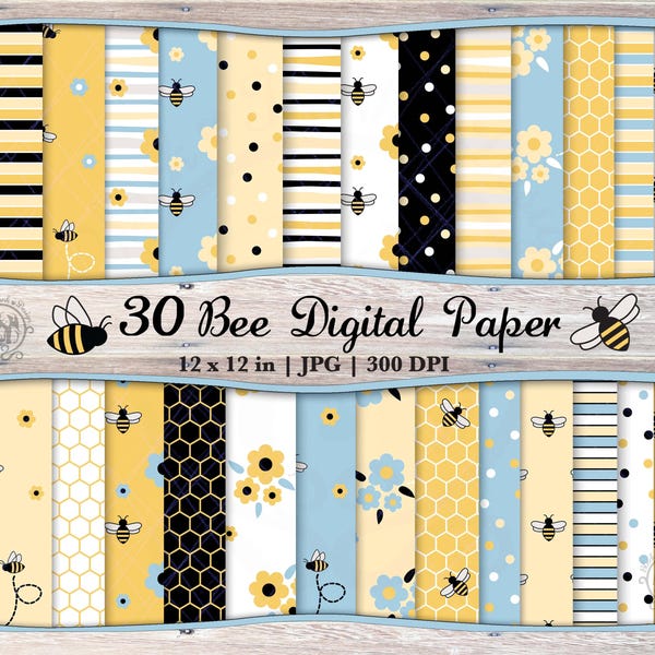 Honey Bee Wallpaper - Etsy