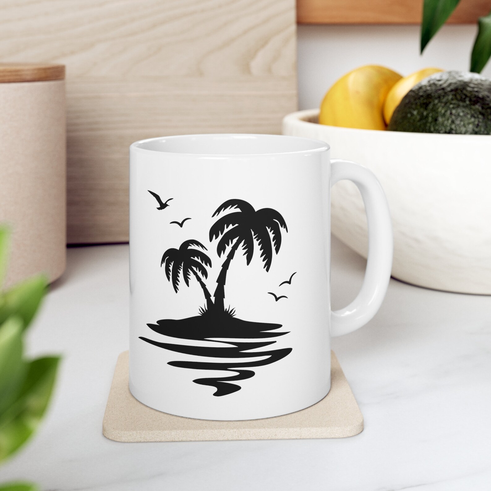 20 Tropical Island Beach Scene SVG Bundle Circle Ocean Dolphin Scene ...