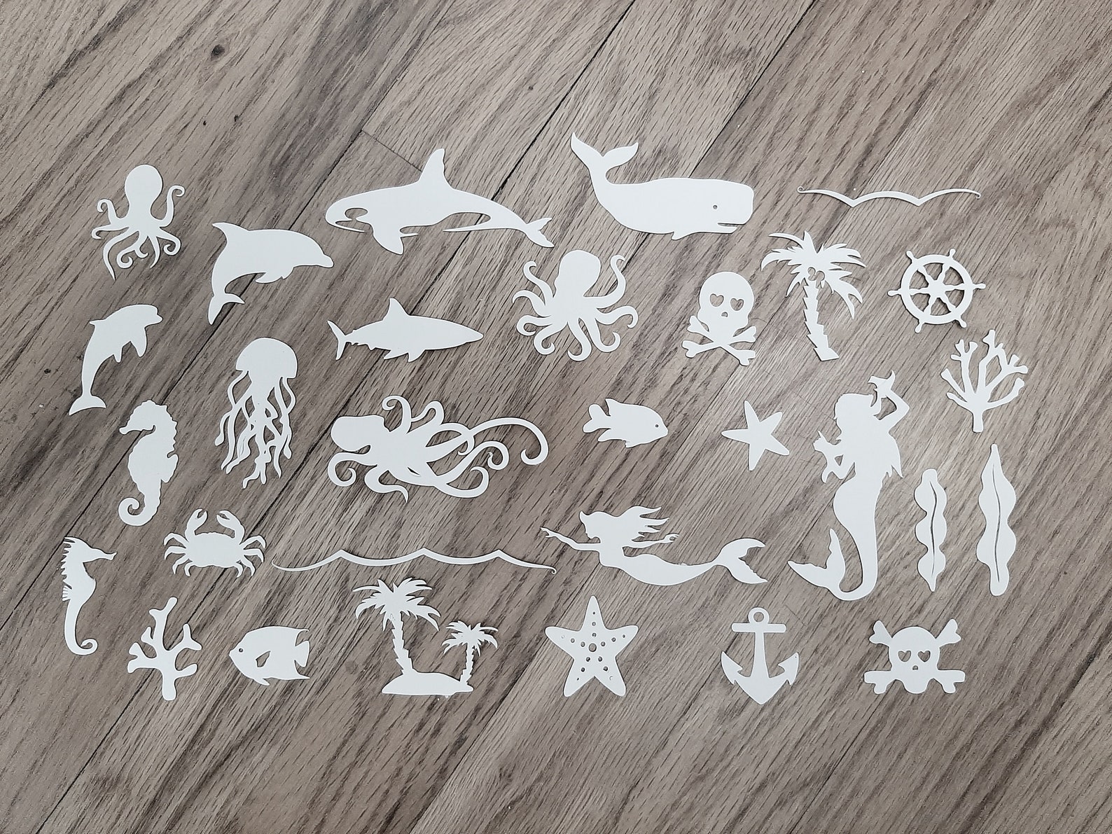 45 Ocean SVG Bundle Sea Creatures Beach Cut Files Underwater Mermaid ...