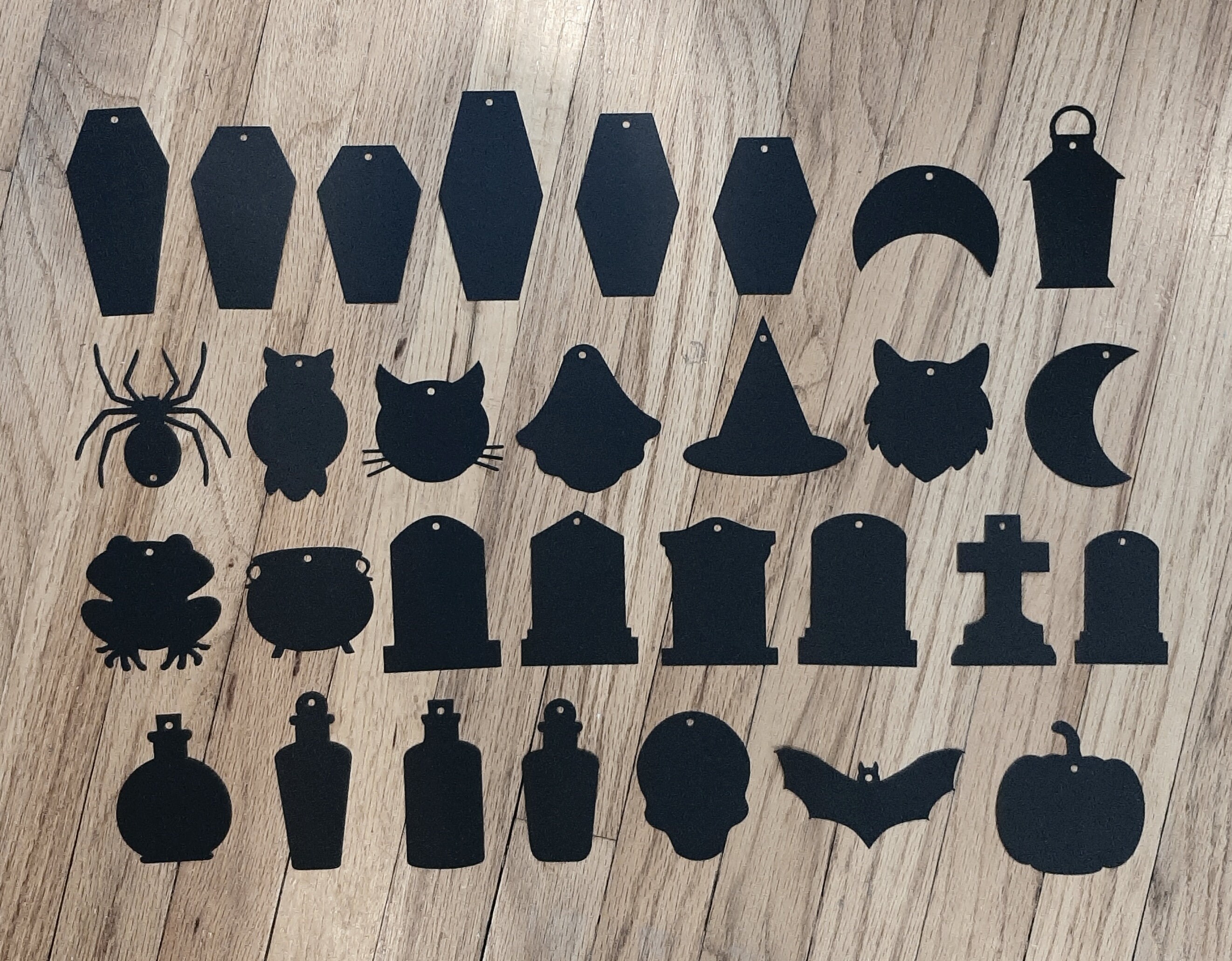 30 Halloween Gift Tag SVG Fall Shape Blank DIY Gifting Label Bundle ...