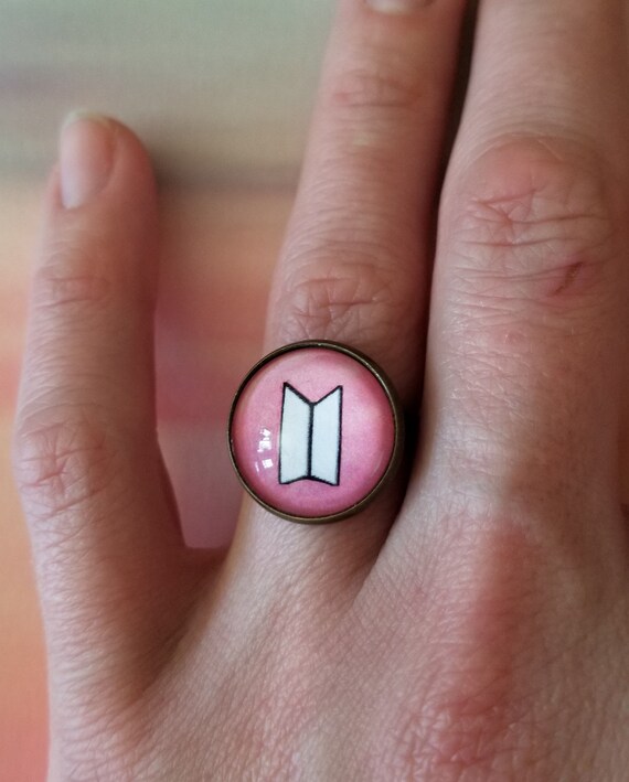 BTS Adjustable Ring for ARMY | Etsy