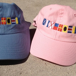 Monogrammed Nautical Baseball Hat - Etsy