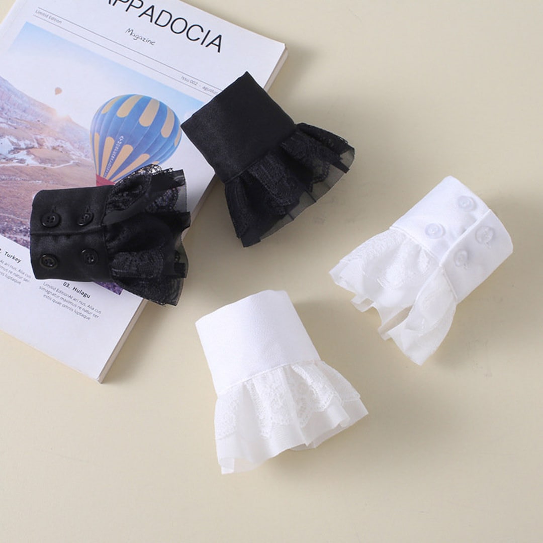 Detachable Lace Wrist Cuff, Faux Sweet Lace Cuffs, Removable Shirt ...