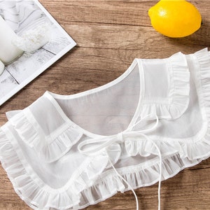 Detachble Oversize Big Collar, Removable Frill Collar Neck Design F21 ...
