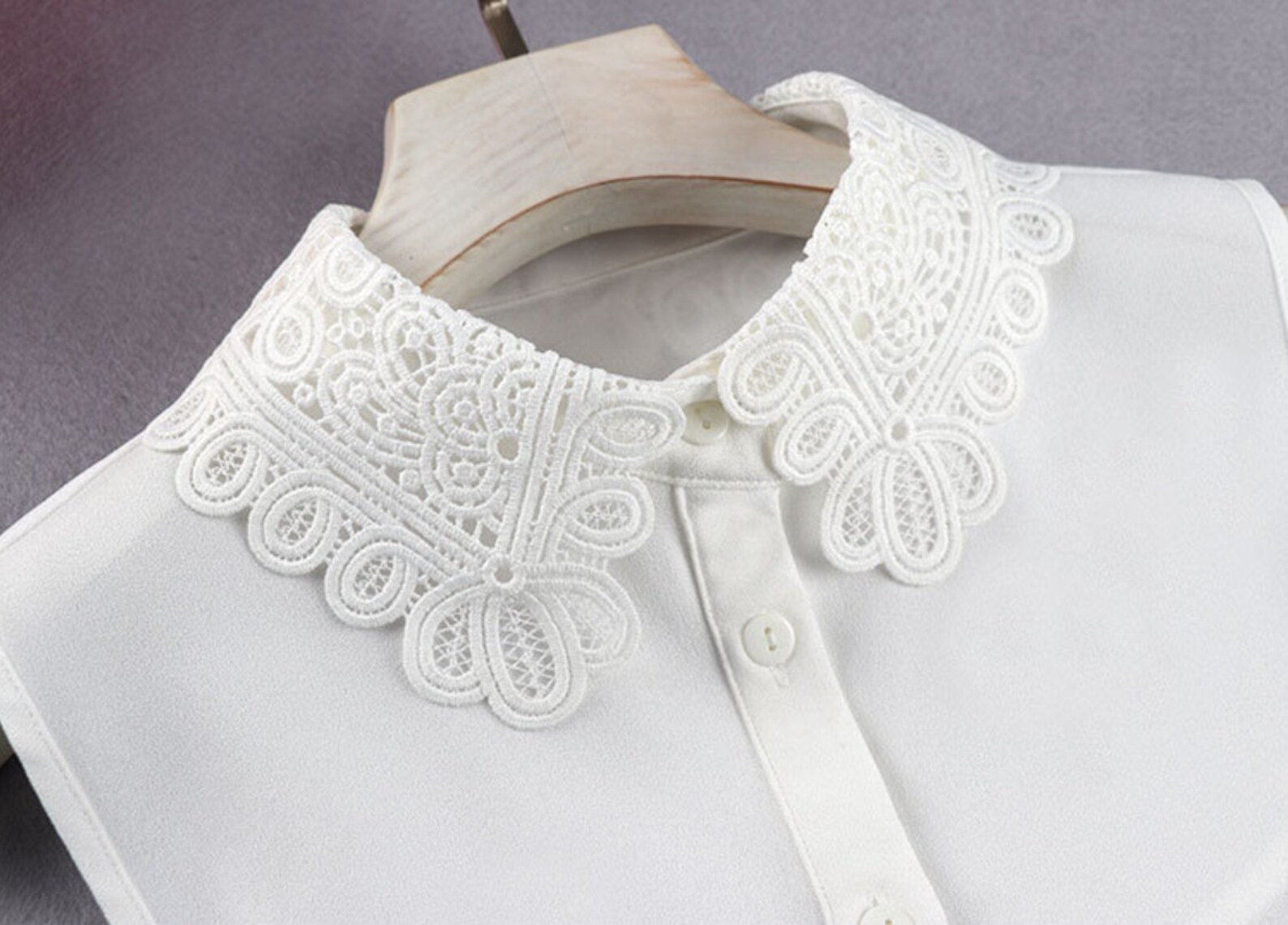 Women's Fake Lace Collar Detachable Half Shirt Collar F47 - Etsy