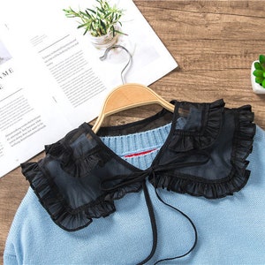 Detachble Oversize Big Collar, Removable Frill Collar Neck Design F21 ...