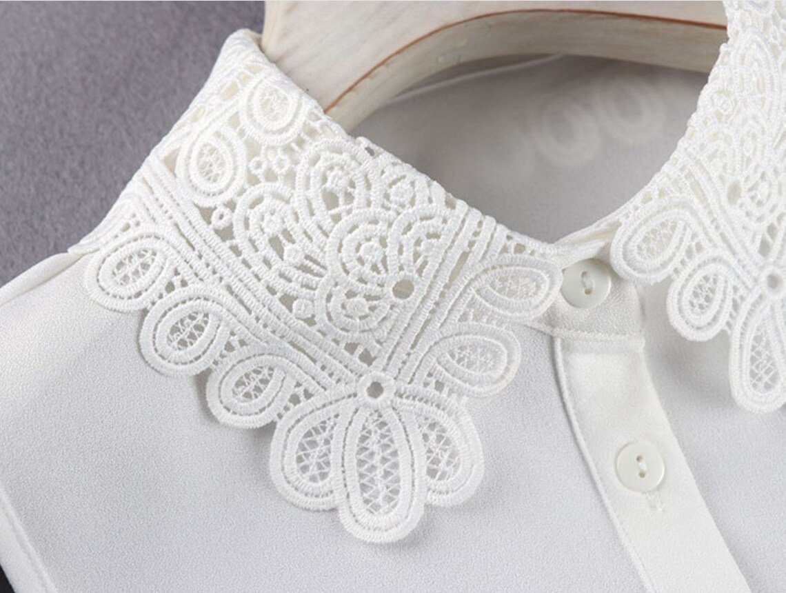 Women's Fake Lace Collar Detachable Half Shirt Collar f47 | Etsy