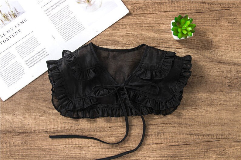 Detachble Oversize Big Collar Removable Frill Collar Neck - Etsy