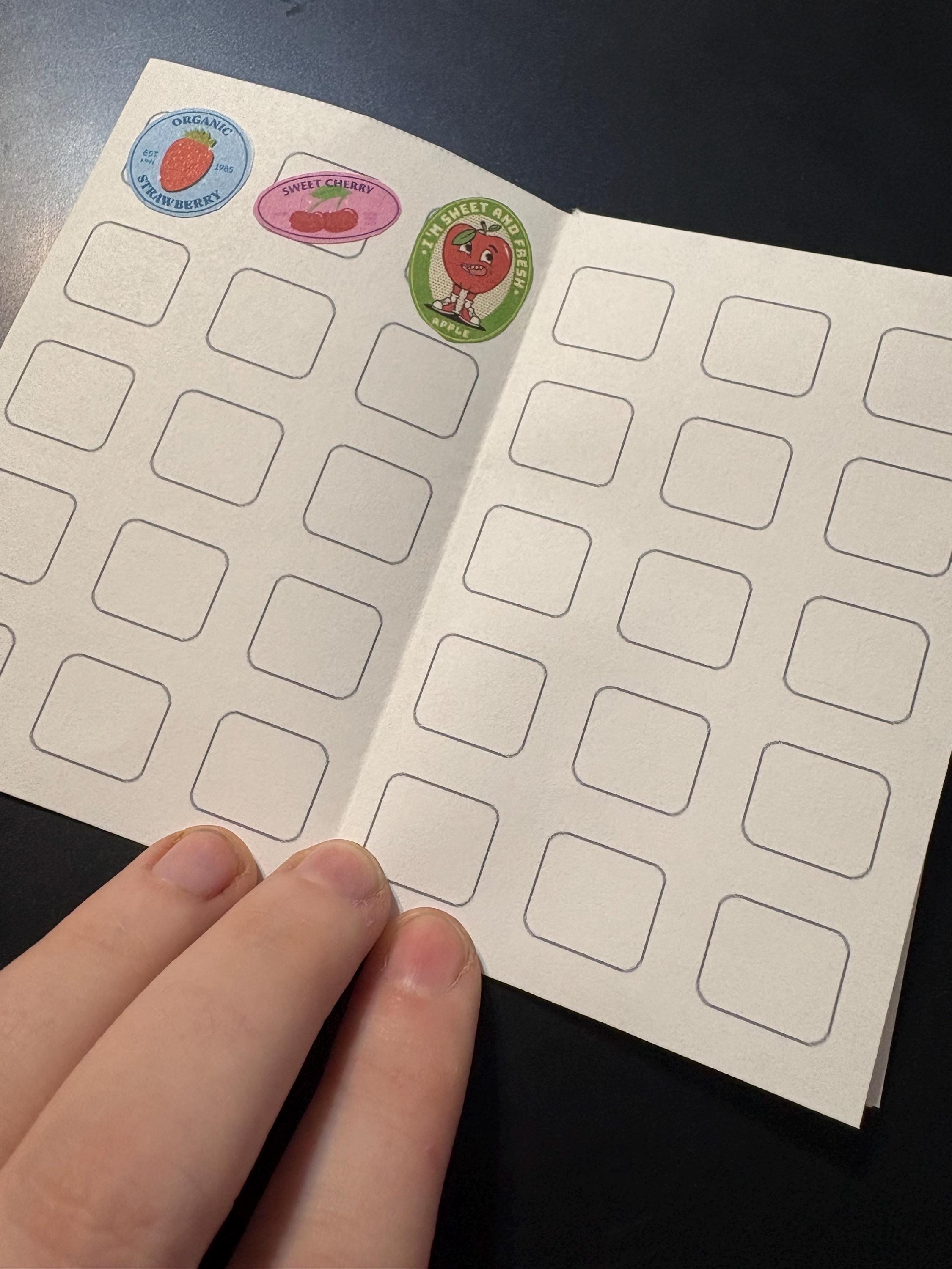 Fruit Sticker Album Zine | Instant Printable Digital Download - Etsy