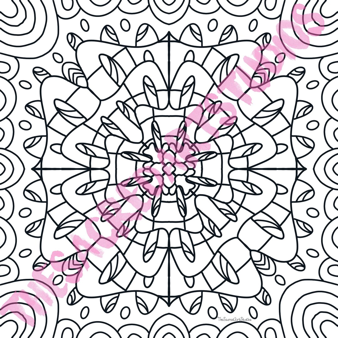 Arches Digital Coloring Page | Instant Download | Printable Art for All ...