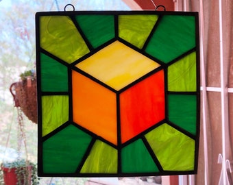Cube Platform Pattern for Stained Glass Projects - Etsy