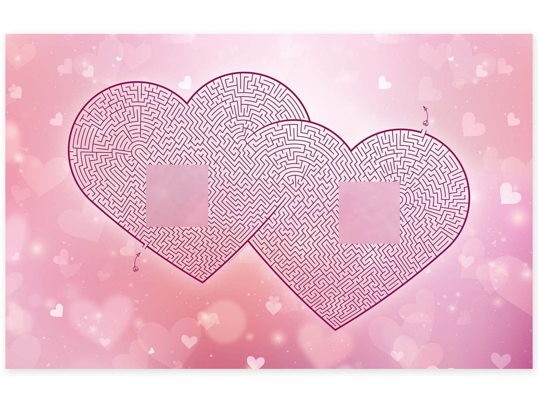 A-maze-ing Love, Printable PDF Maze - Etsy