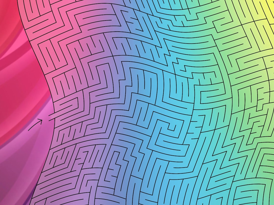 Wavy Maze! Printable PDF, Full-page Maze - Etsy