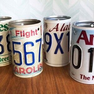 License Plate Planter, Random State, Handmade From Vintage American ...