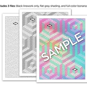 Crazy Cubes Maze! Printable PDF, Full-page Maze - Etsy