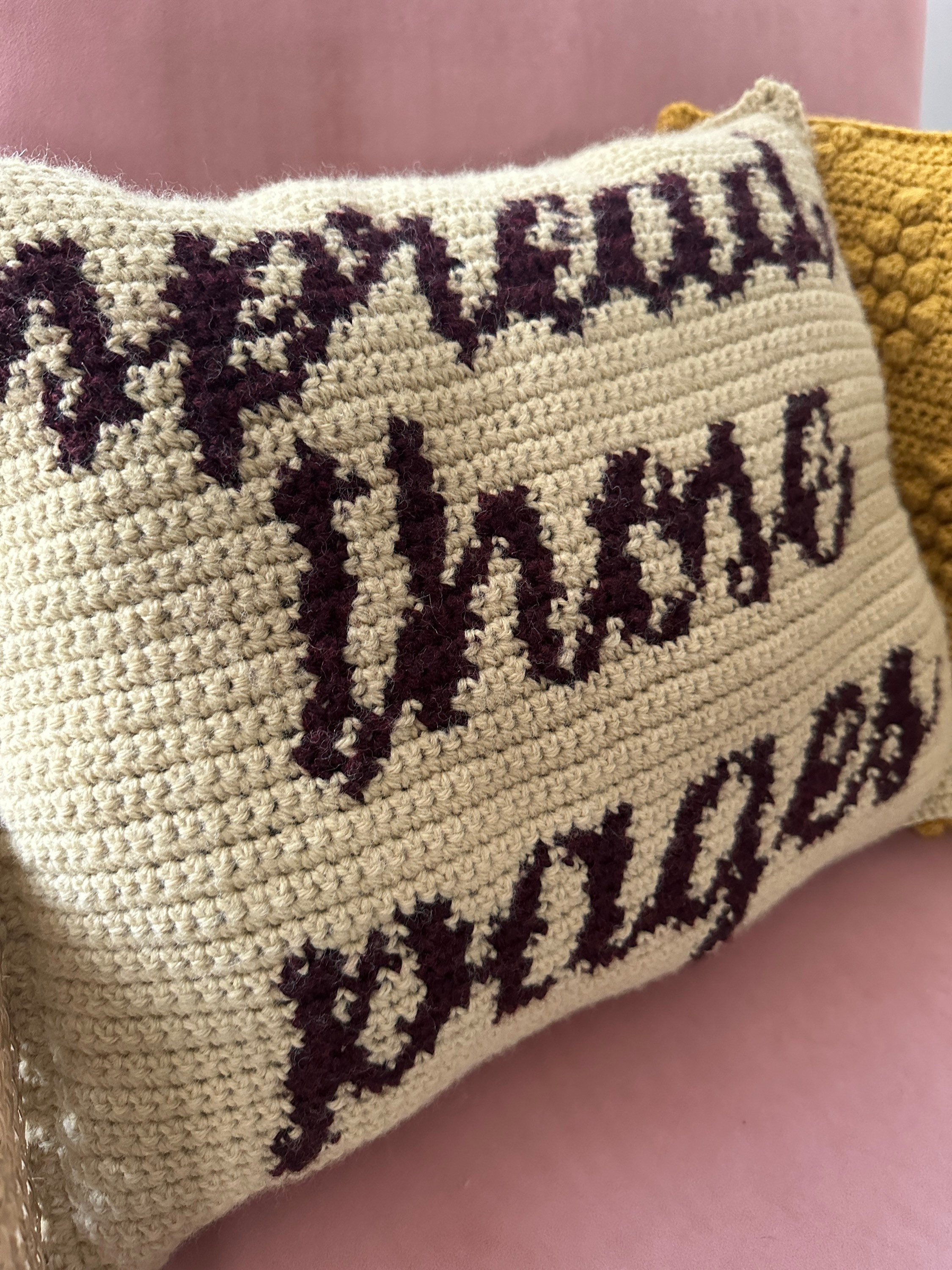 CROCHET PILLOW PATTERN- Spread Those Pages Crochet Pillow, Book Nerd ...