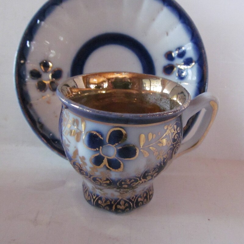 Flow Blue Tea Cup - Etsy