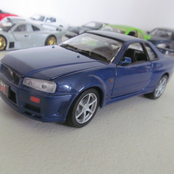 Nissan Skyline R34 Toy Car - Etsy