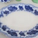 Large Flow Blue Platter Flow Blue China Johnson Bros Normandy Pattern ...