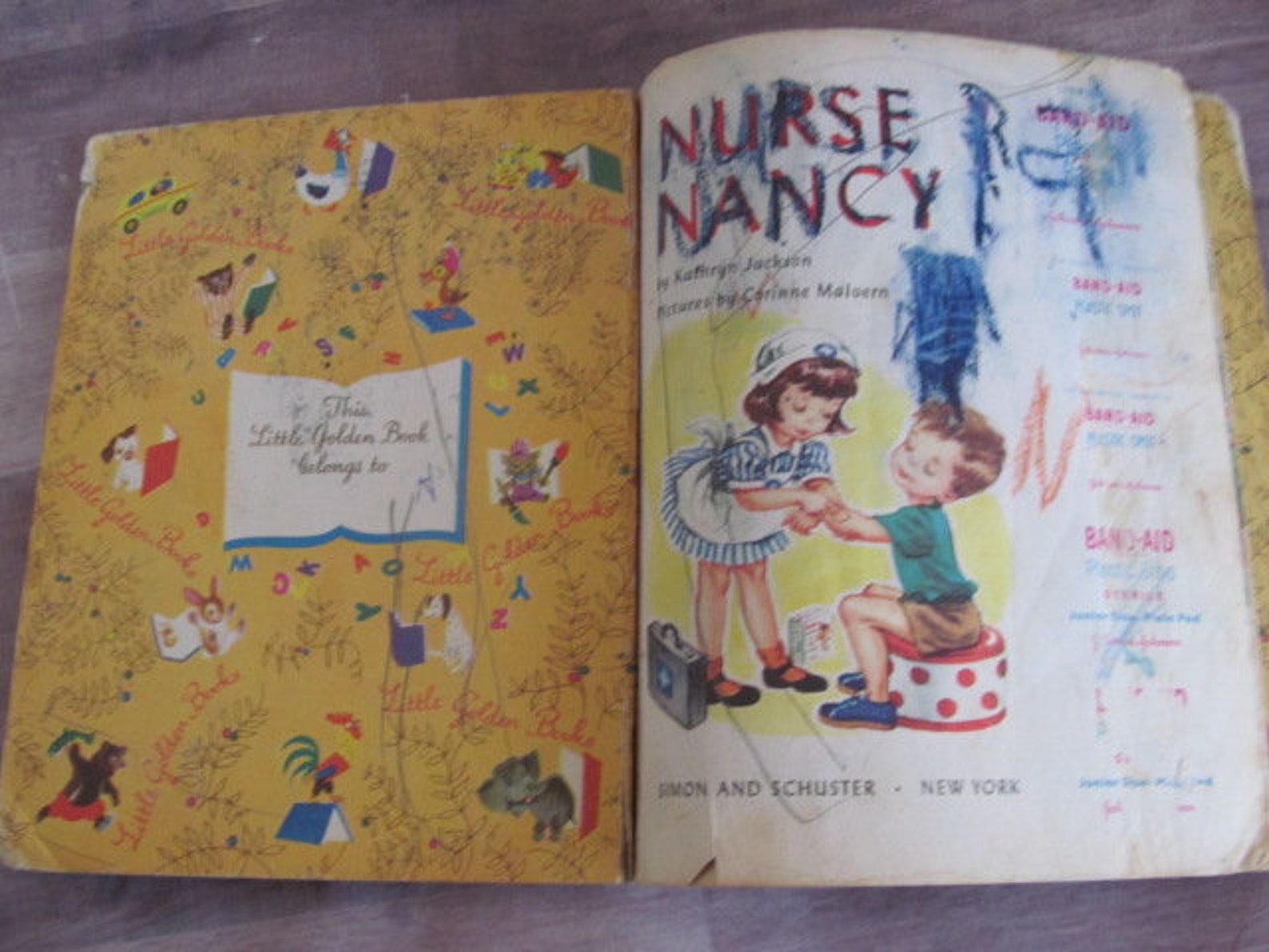 Nurse Nancy Book Kids Book Little Golden Book Frontline - Etsy