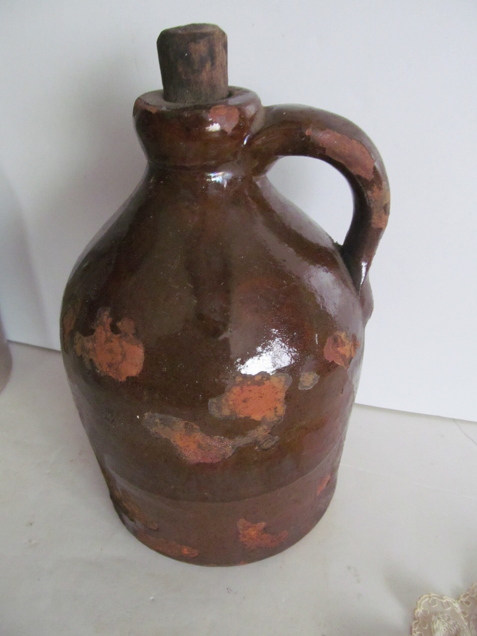 Cowboy Spirit Jug Antique Liquor Stoneware Jug Brown Glaze - Etsy