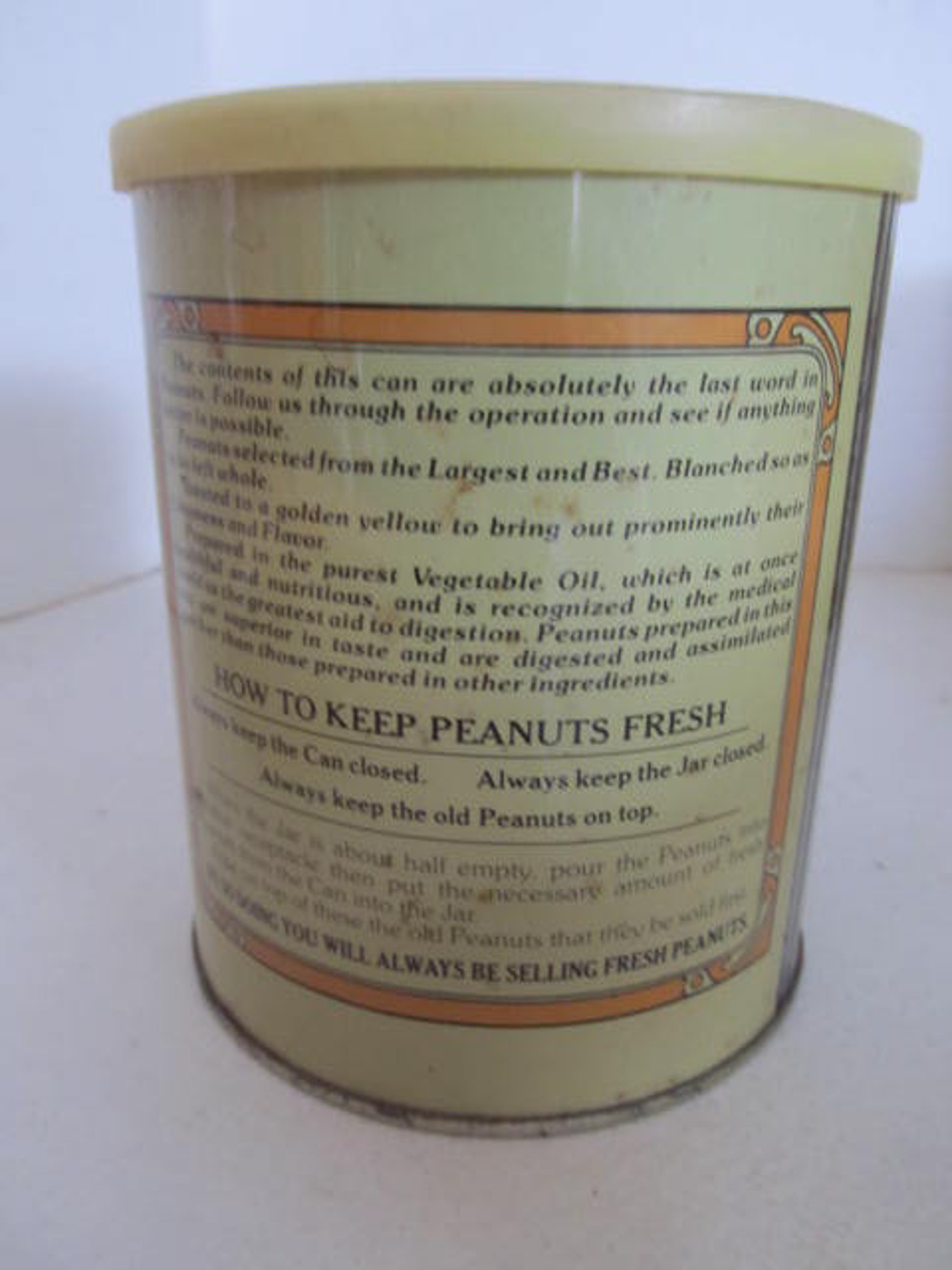 The Planters Peanuts Tin Canister Collectible Tins 1981 - Etsy