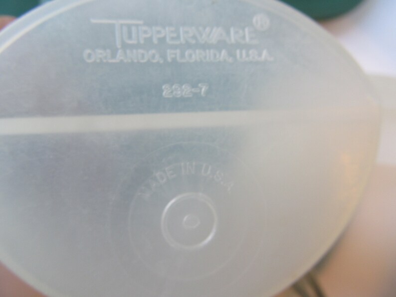 10 Pc Tupperware Canister Jars 1970's Vintage Tupperware - Etsy