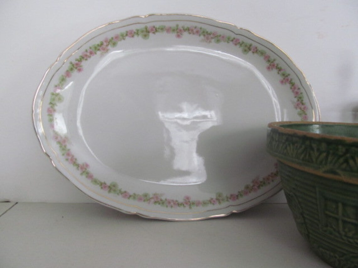 The Munich Platter Rose Platter Vienna Austria Pink Roses - Etsy