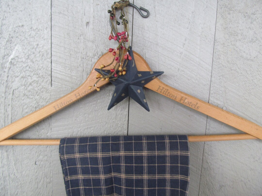 Hilton Hotels Wooden Hanger Advertising,wood Display Mud Room Decor ...