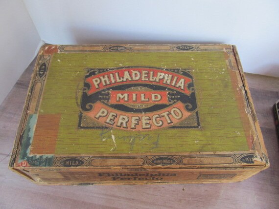Philadelphia Mild Cigar Box Wooden Cigar Box Handmade Cigars | Etsy