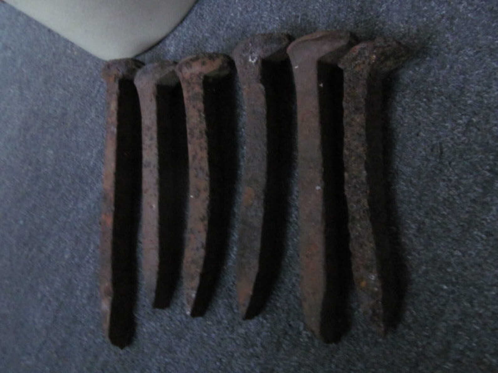 Antique Cast Iron Railroad Spikes Victorian Salvage Metal Antique ...
