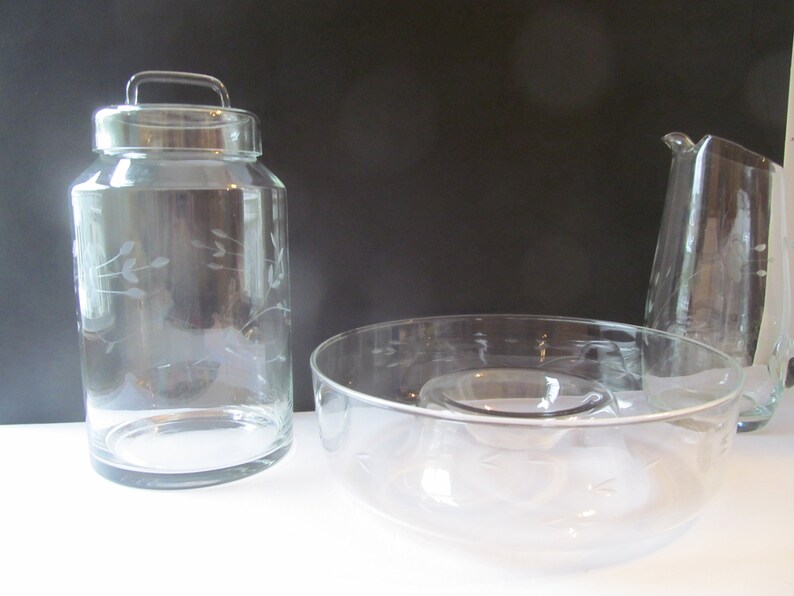 Chip and Dip Princess House Crystal Heritage Pattern 401 - Etsy