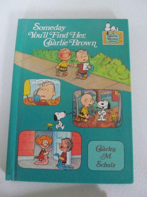 Some Day You'll Find Her Charlie Brown Book Charles M - Etsy