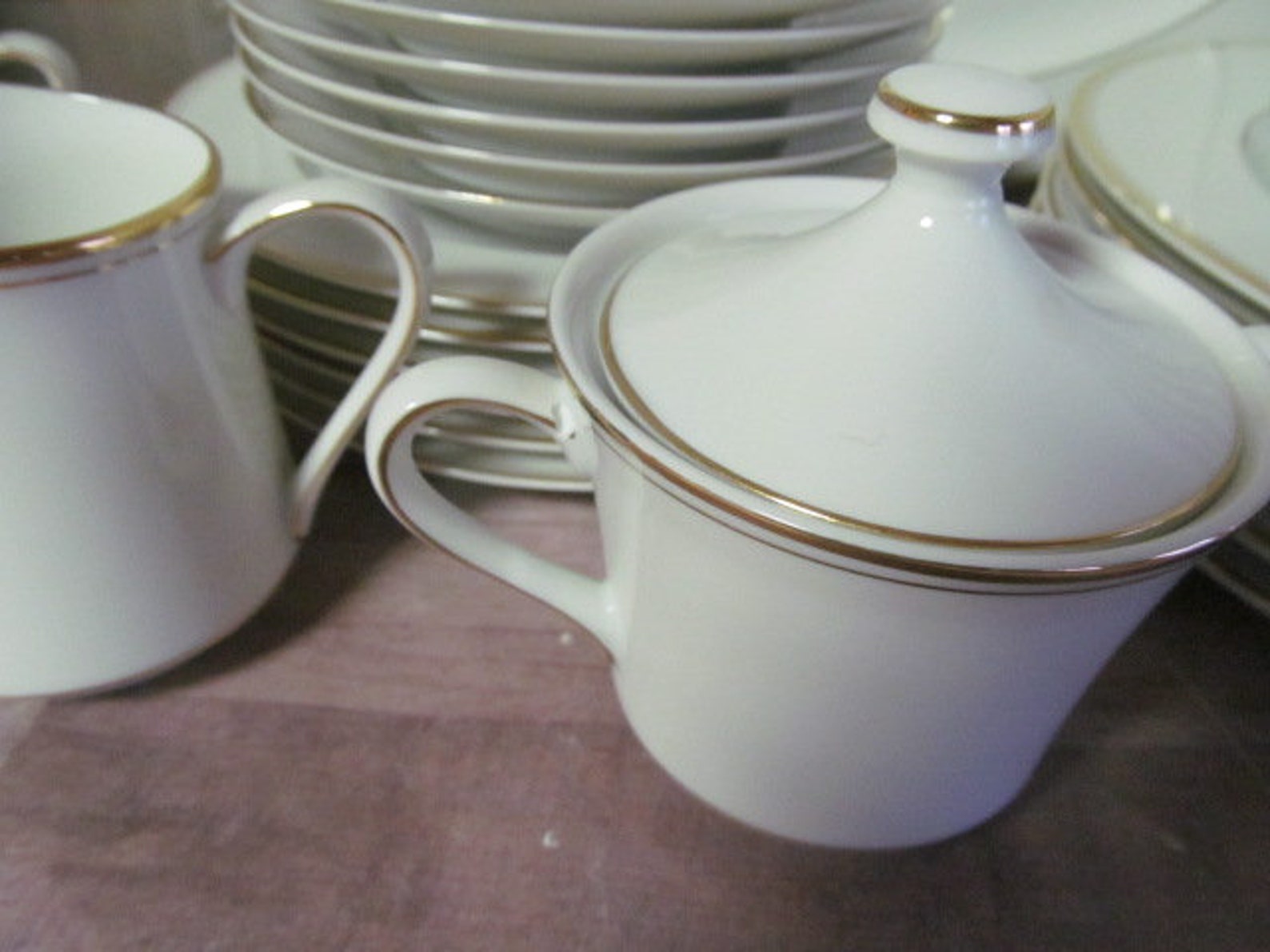 Replacement China Crown Empire Fine China Regent Pattern White With ...