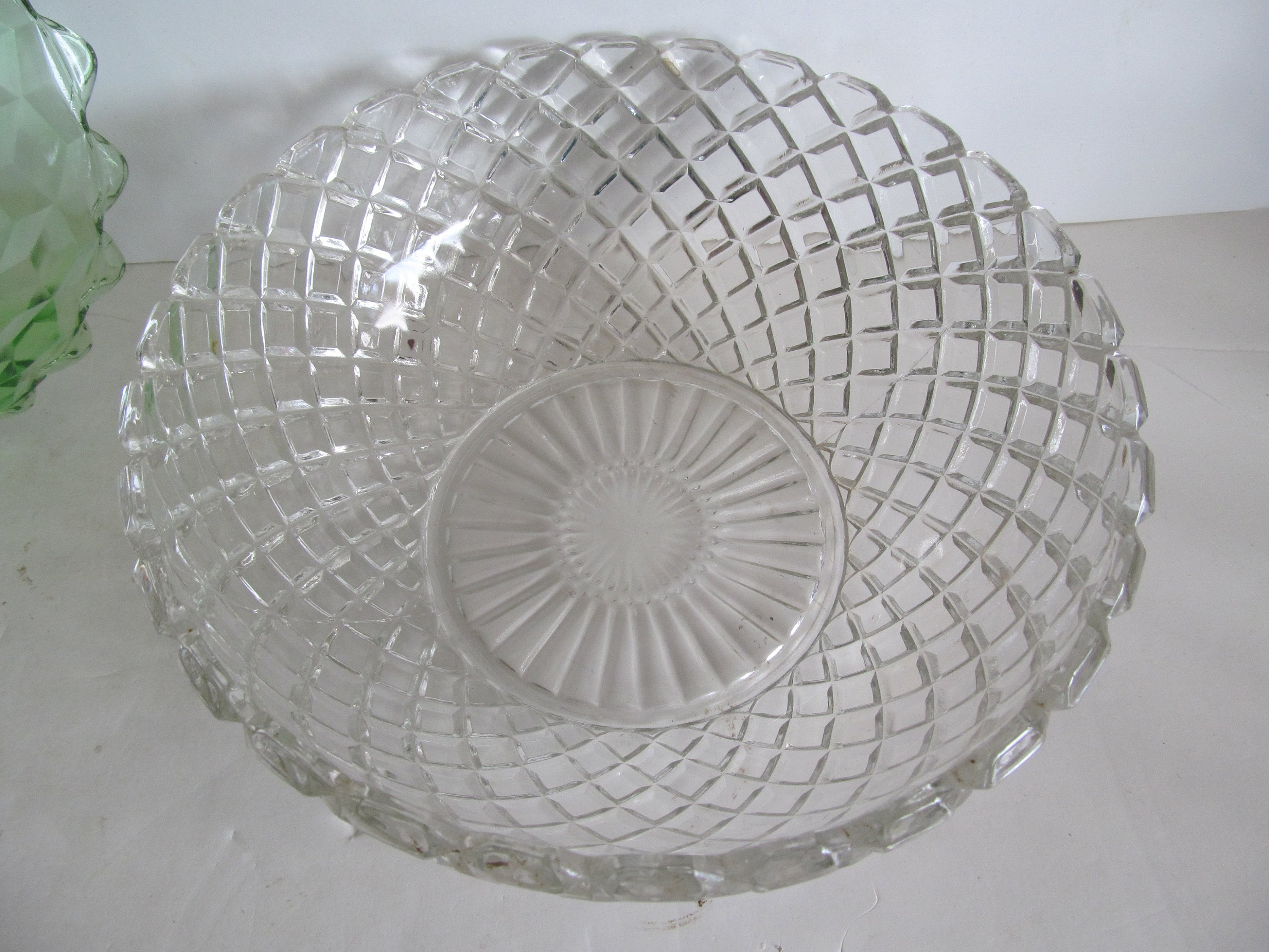 Fostoria American Glassware Block Optic Cube Block Pattern Art Deco ...