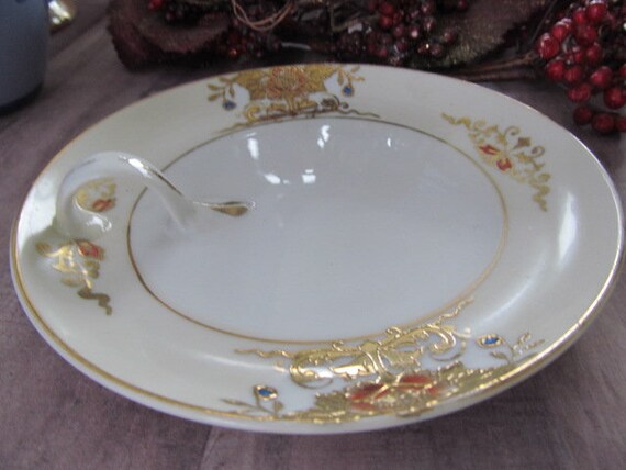 Hand Painted Antique Noritake Morimura Nappy Pastel Yellow | Etsy