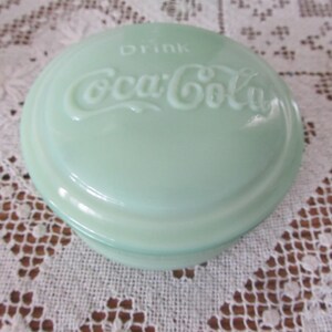 Jadeite Canister Coca Cola Jadeite Sugar Bowl Covered Coke Jadeite ...