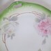 Floral German Cake Plate Antique Cake Plates Green and Pink - Etsy