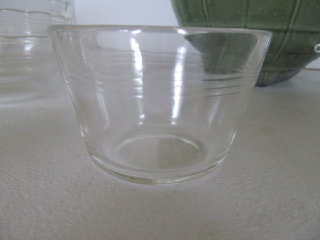 Pyrex Custard Cup Pyrex Dessert Cup Pyrex 6 6 , Pyrex Glass 3 Ribbed ...