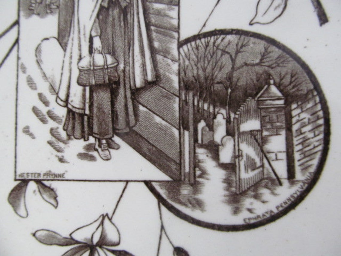 Rare 1800s Victorian Aesthetic Movement Era Plates for walls | Etsy