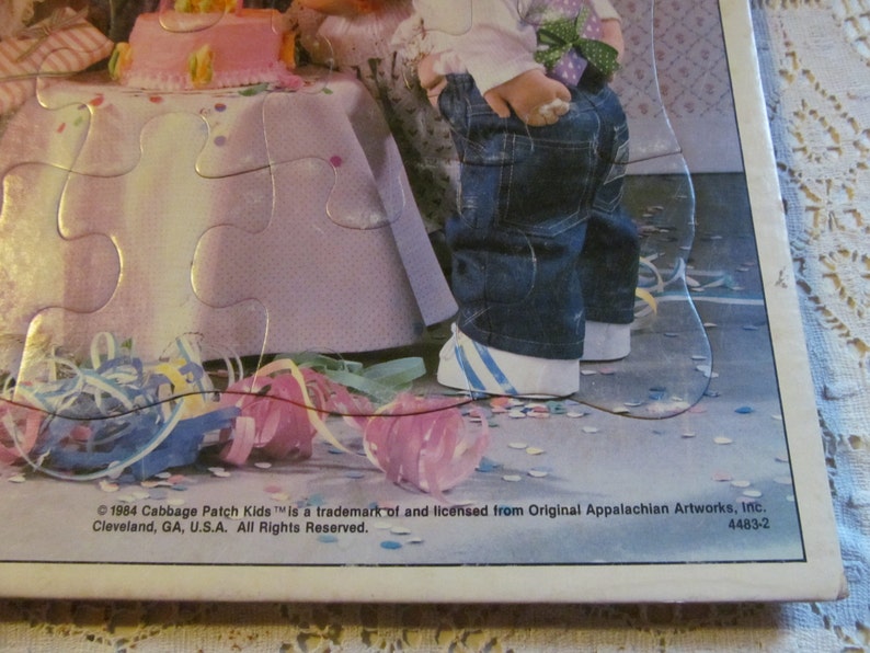Cabbage Patch Birthday Party Childrens Puzzle 1984 CPK Dolls - Etsy