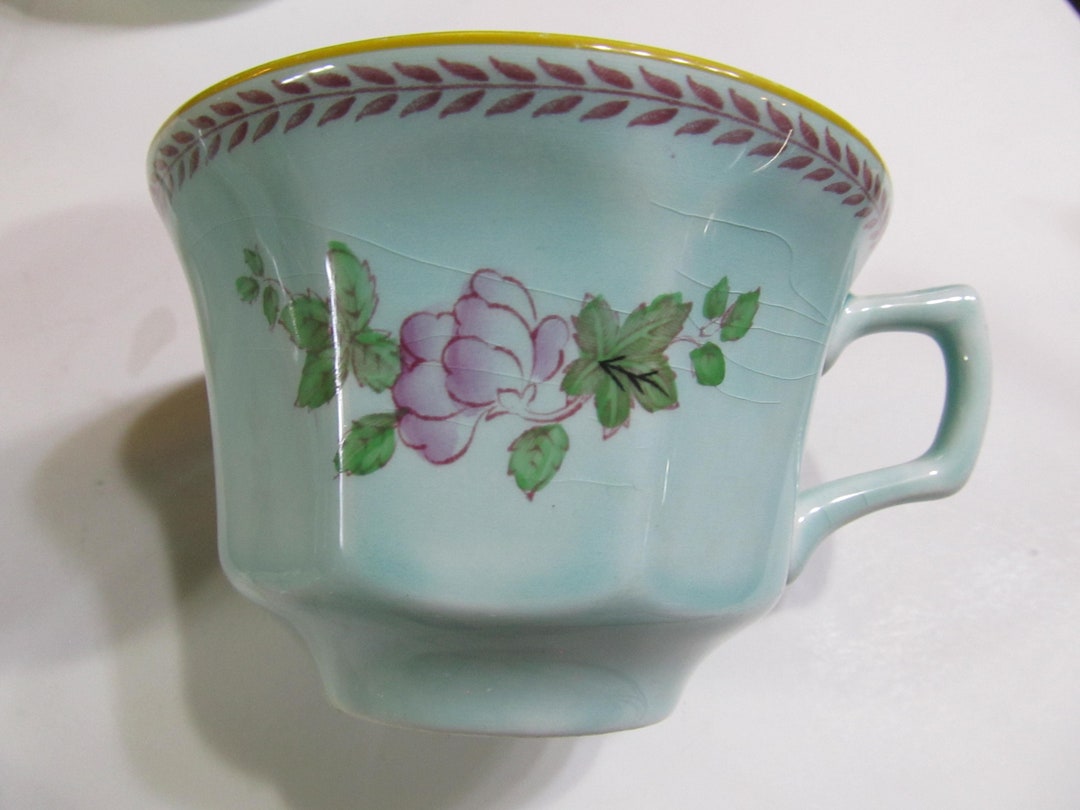 Adams England Calyx Ware Teacups 2418, Antique William Adams Calyx Ware ...