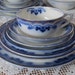 Stunning Flow Blue Dinnerware Set Large Flow Blue Set Grindley Idris ...