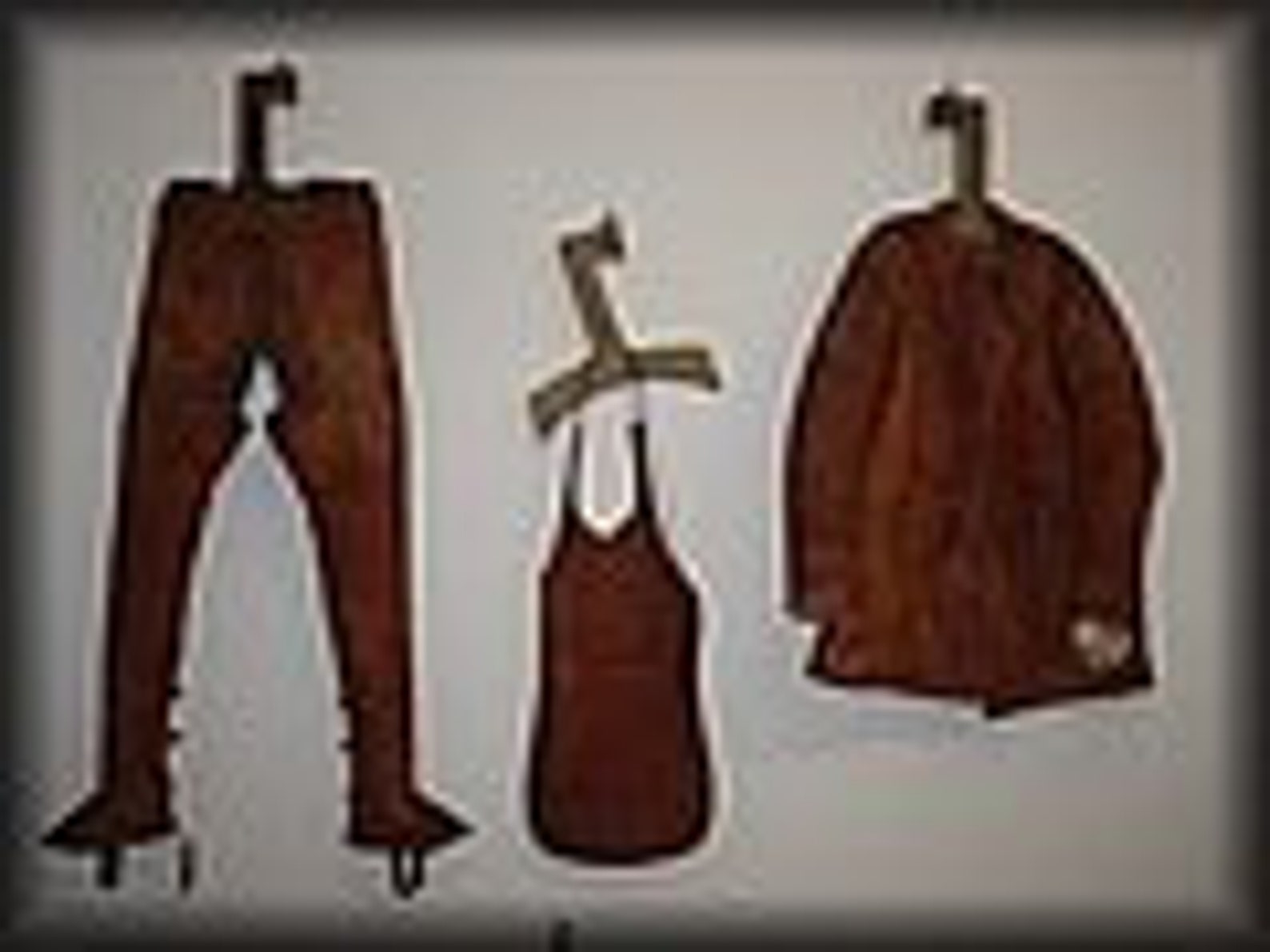 Salesman Sample Brown Leather Jacket and Chaps Brown Leather | Etsy