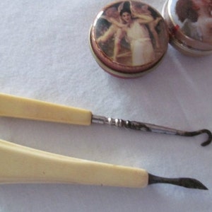 Victorian Boot Hook Edwardian Corset Hook Tool Antique Manicure ...