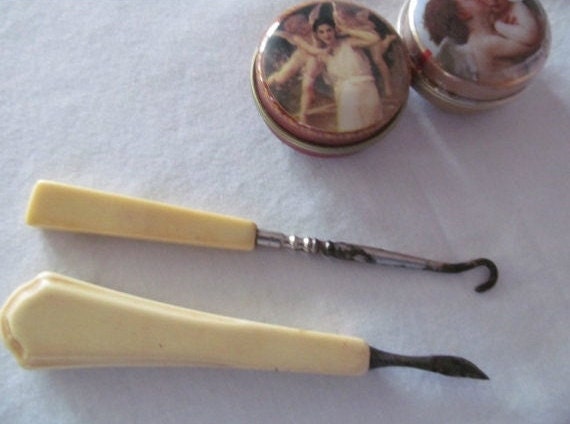 Victorian Boot Hook Edwardian Corset Hook Tool Antique - Etsy