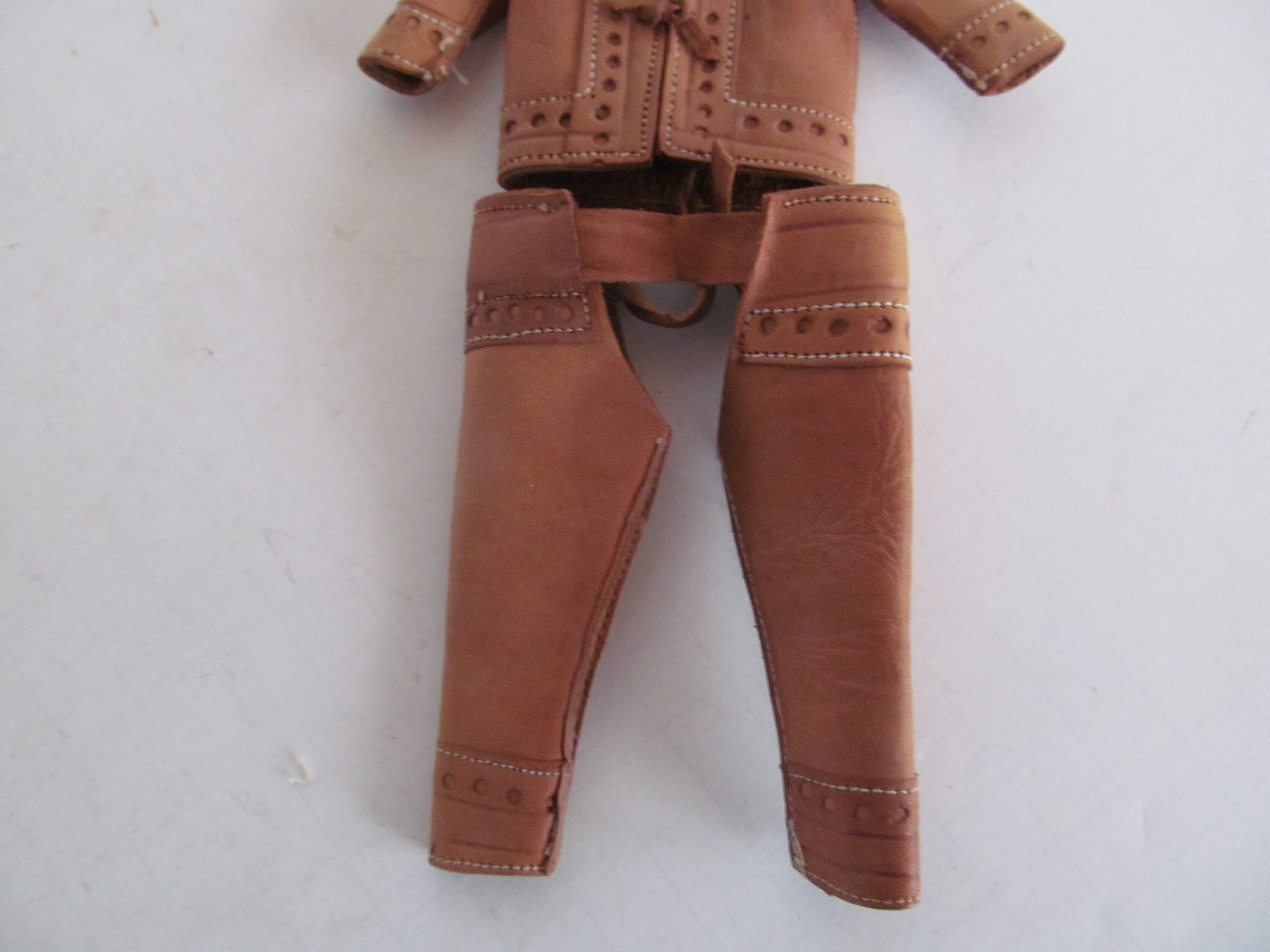 Salesman Sample Brown Leather Jacket and Chaps Brown Leather - Etsy