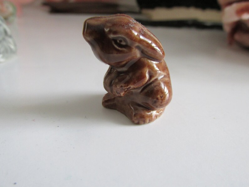 Rabbit Figurine English Wade Red Rose Tea Figurines Bunny Wade | Etsy