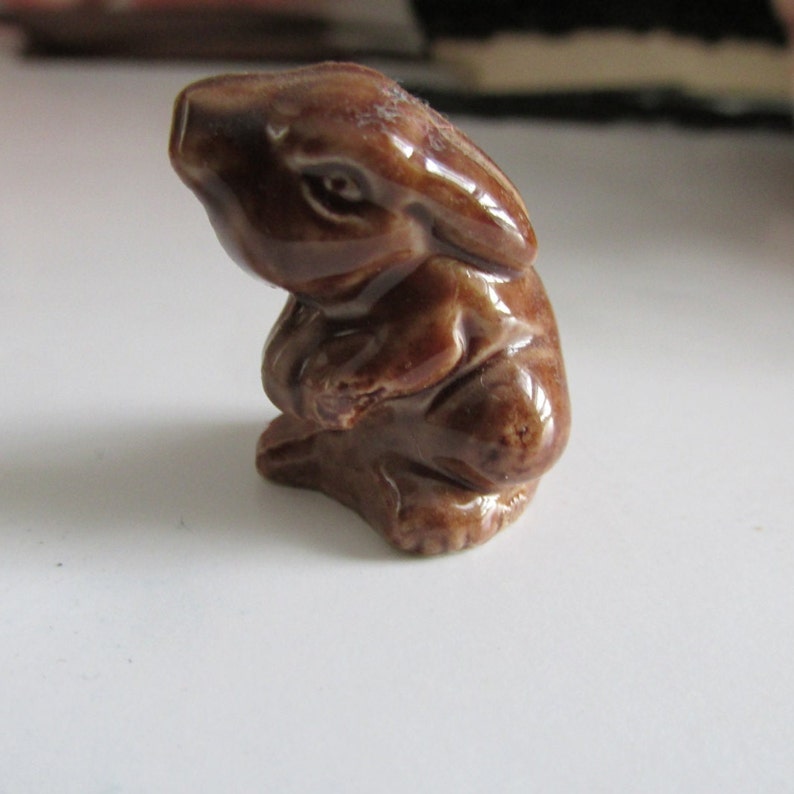 Rabbit Figurine English Wade Red Rose Tea Figurines Bunny Wade - Etsy