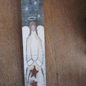 Primitive Angel Doll Primitive Wood Angel Decor Rusty Stars Primitive ...